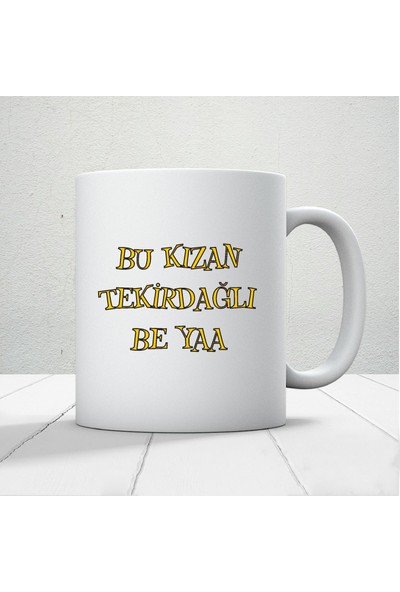 Seç Trakya Şivesi 5 Baskılı Seramik Hediyelik Kupa