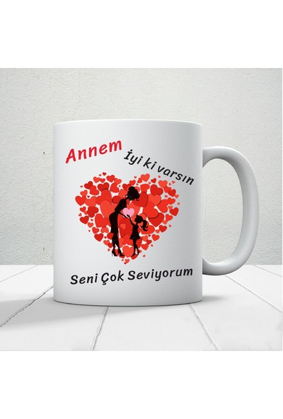 Seç Anne4 Baskılı Seramik Hediyelik Kupa