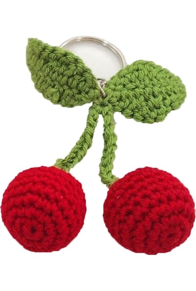 FİLAMUR Amigurumi Kiraz Anahtarlık