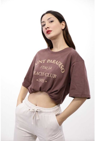 Modaline Saint Paradiso Baskılı Tshirt