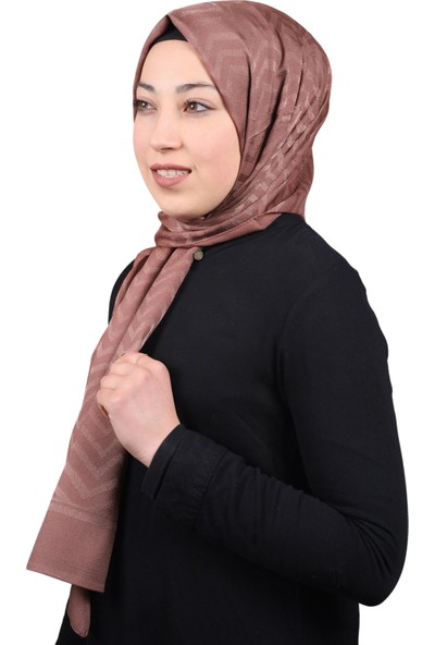 Hint Ipek Kendinden Desenli Star Şal - Desen-01 - Renk-07