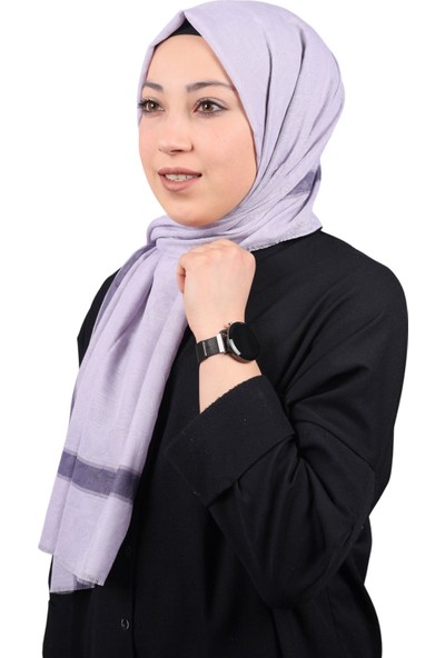 Miranda Düz Renk Monogram Şal - Desen-01 - Renk-19