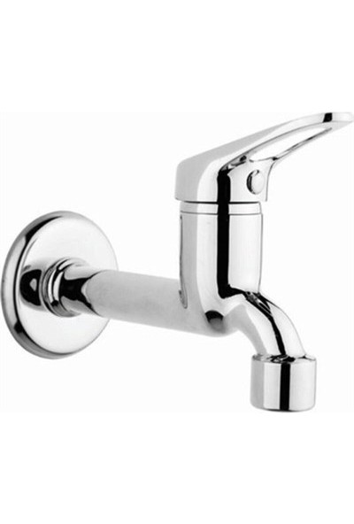 Kuzey Fittings Mix Pirinç Perlatörlü Aç Kapa Duvardan Tek Su Girişli Musluk