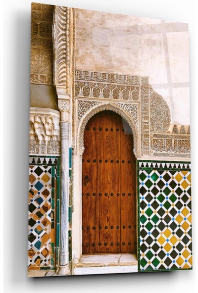 Pi Dekorasyon El Hamra Sarayı Cam Tablo Pi Dekorasyon El Hamra Sarayı Cam Tablo