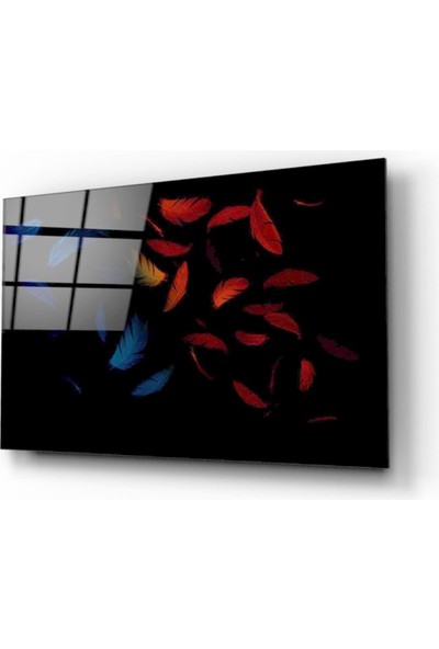 Pi Dekorasyon Desen Cam Tablo