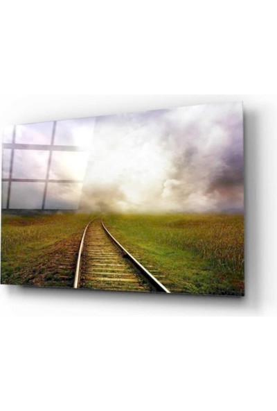 Pi Dekorasyon Manzara Cam Tablo