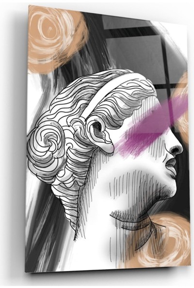 Pi Dekorasyon Heykel Cam Tablo