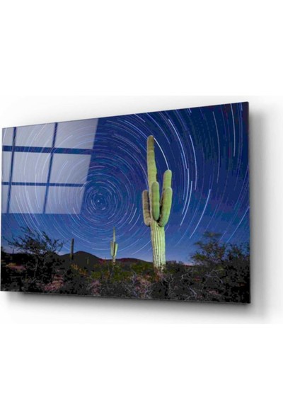 Pi Dekorasyon Manzara Cam Tablo 50X70 cm