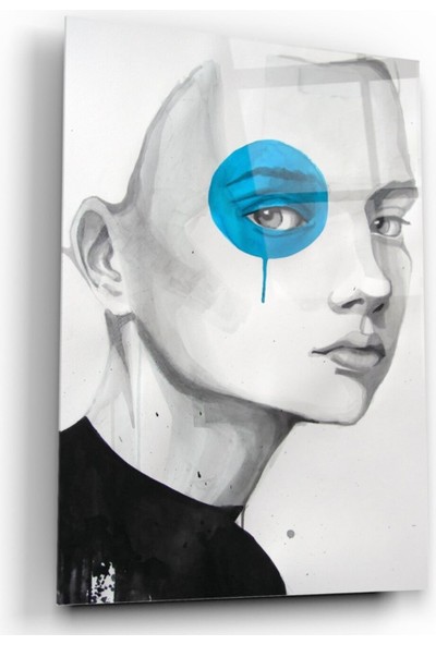 Pi Dekorasyon Portre Cam Tablo Pi Dekorasyon Portre Cam Tablo