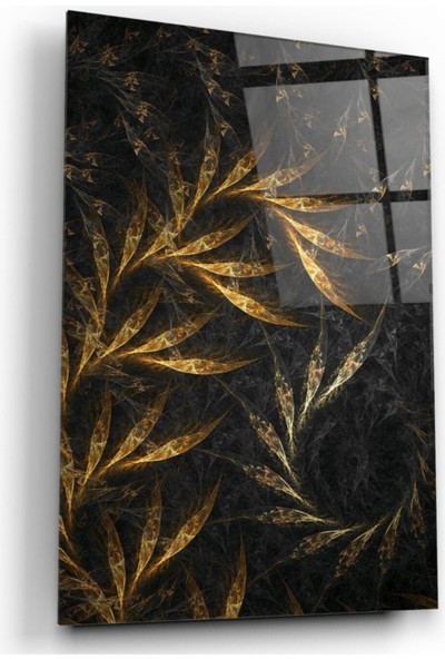 Pi Dekorasyon Soyut Gold Cam Tablo Pi Dekorasyon Soyut Gold Cam Tablo