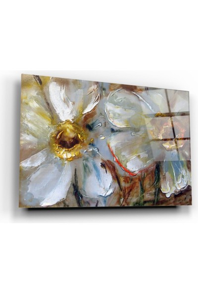 Pi Dekorasyon Gold Çiçek Cam Tablo Pi Dekorasyon Gold Çiçek Cam Tablo