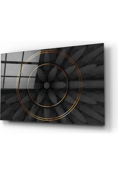 Pi Dekorasyon Desen Cam Tablo