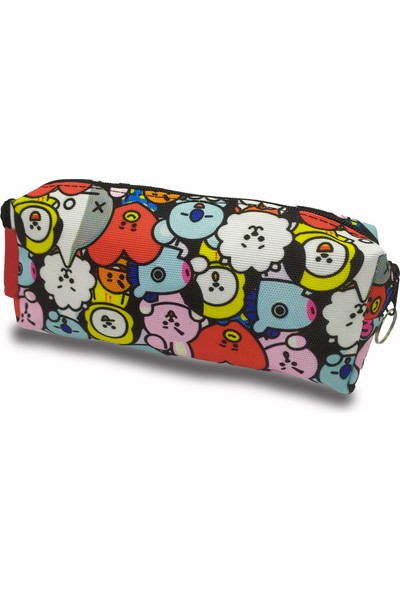 Alp Collection BT21 Anime Desenli Kalemlik Fermuarlı Makyaj Çantası