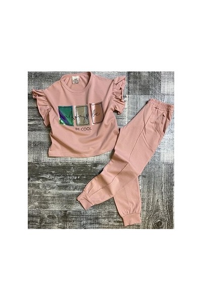 Minimio Kids Kollar Fırfırlı Kız Çocuk 2'li Takım