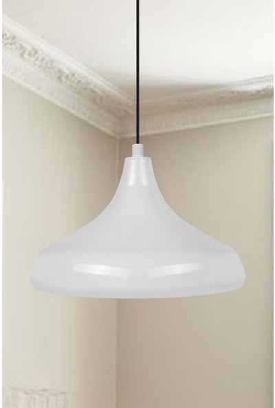 Bamyum Champion Beyaz Küçük Metal Avize- 26 cm Çap Bamyum Champion Beyaz Küçük Metal Avize- 26 cm Çap