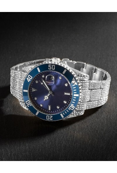 Iced Submariner Case Watch