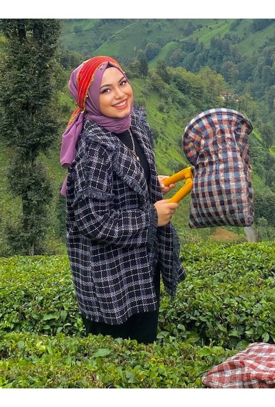 Düğmesiz Tüvit Ceket Siyah Düğmesiz Tüvit Ceket Siyah