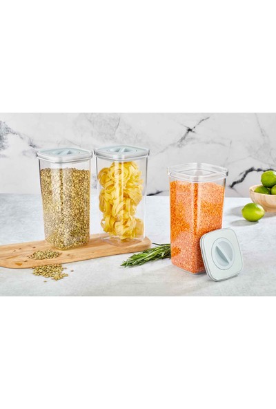 Taç 3'lü Kilitli Saklama Kabı Büyük