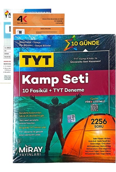 Aydın Yayınları TYT Kamp Kitabı-Yeni Baskı-(Aydın+Okyanus Denemeli) Aydın Yayınları TYT Kamp Kitabı-Yeni Baskı-(Aydın+Okyanus Denemeli)
