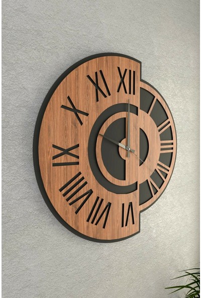 Muyika Design Ruota Ahşap Siyah/kahve (Siyah Akrep Yelkovan) Duvar Saati 41X41CM Sessiz Mekanizma Ads-41 Muyika Design Ruota Ahşap Siyah/kahve (Siyah Akrep Yelkovan) Duvar Saati 41X41CM Sessiz Mekanizma Ads-41