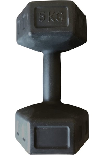 Dambıl Seti 5 kg x 2 Adet 10 kg Ağırlık Seti Siyah