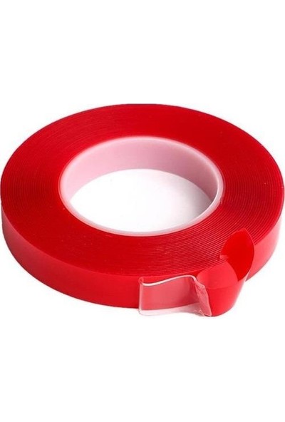 Güçlas Çift Taraflı Bant 15MM x 5 Metre, Şeffaf Silikon Vhb Bant Güçlas Çift Taraflı Bant 15MM x 5 Metre, Şeffaf Silikon Vhb Bant