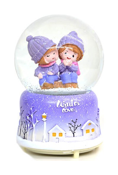 Aradığın Şeyler Kar Küresi Winter Love Motorlu Müzikli 100CC Aradığın Şeyler Kar Küresi Winter Love Motorlu Müzikli 100CC