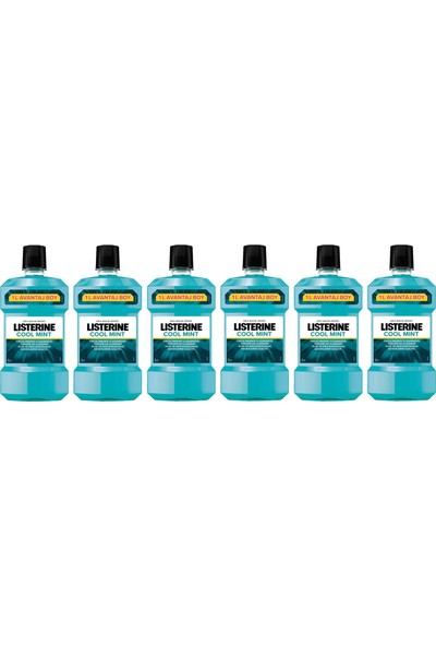 Listerine Cool Mint 1000 ml x 6 Listerine Cool Mint 1000 ml x 6