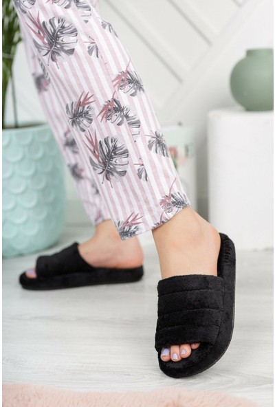 Papistil Ön Açık Kışlık Ev Terliği