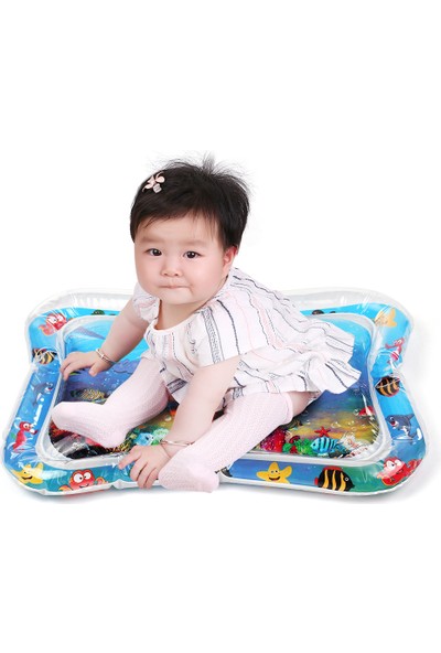 Şişme Bebek Su Mat Bebek Karın Zaman Playmat Toddler