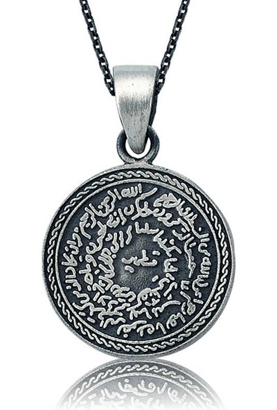 Noctis Gümüş Kitmir ve Mühr-Ü Şerif Kadın Kolye Noctis Gümüş Kitmir ve Mühr-Ü Şerif Kadın Kolye