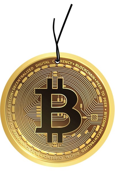 Mad Accessories Kripto Para Bitcoin Tasarımlı Dekoratif Oto Araç Kokusu Mad Accessories Kripto Para Bitcoin Tasarımlı Dekoratif Oto Araç Kokusu