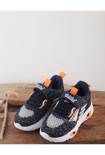 Shoecide Erkek Çocuk Lacivert Triko Günlük Ayakkabı