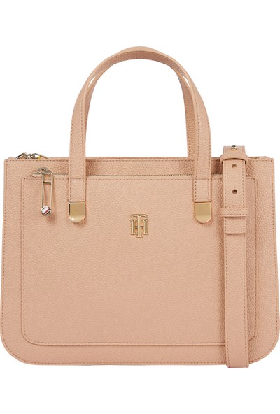 Kadın Tommy Hilfiger Kadın Th Element Satchel Omuz Çantası AW0AW11363 Kadın Tommy Hilfiger Kadın Th Element Satchel Omuz Çantası AW0AW11363