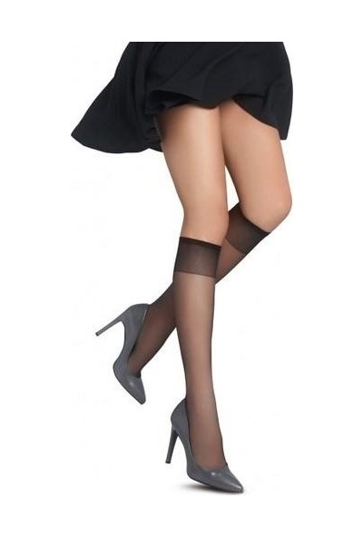 Penti Kadın Pantolon Çorabı Süper 15 Denye 12 Çift Siyah