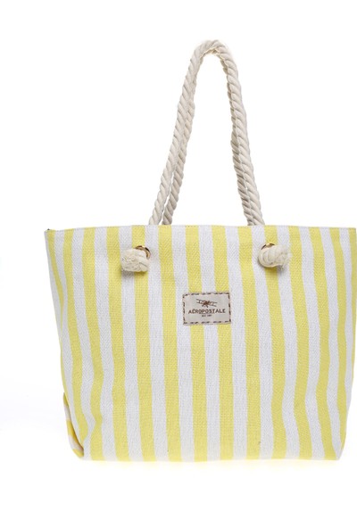 Aeropostale Belvıa Sarı Plaj Çantası