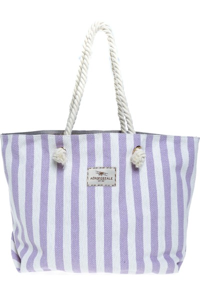 Aeropostale Belvıa Lila Plaj Çantası