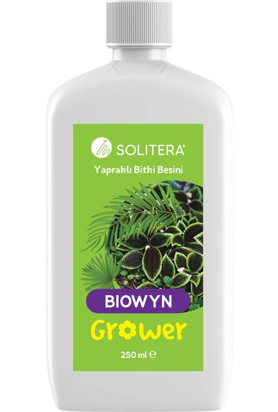 Solitera Biowyn Grower Yeşil Yapraklı Süs Bitkileri Besini 250 ml