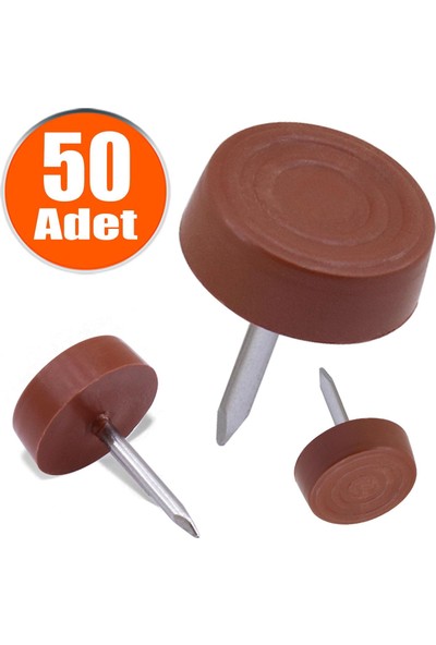 Badem10 Çivili Poligrit Zemin Koruyucu Pabuç Kahverengi Plastik Poligirit (50 Adet) Badem10 Çivili Poligrit Zemin Koruyucu Pabuç Kahverengi Plastik Poligirit (50 Adet)