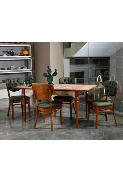 VowTurkey Oscar Ahşap Mutfak - Salon Masa Takımı VowTurkey Oscar Ahşap Mutfak - Salon Masa Takımı