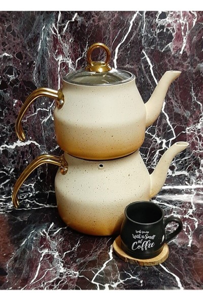 Marymella Özkent Granit Çaydanlık