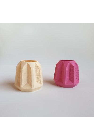 3D Sepetim Dekoratif Pandora 2'li Mumluk 76X76 71 mm