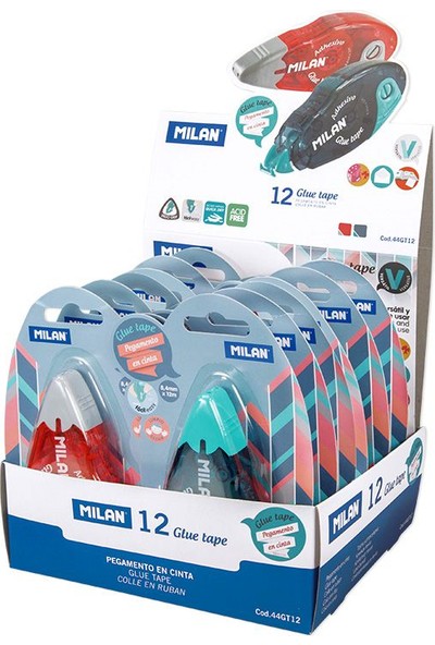Mılan 44GT12 8,4MMX12M Şerit Bant Yapıştırıc 12Lİ Mılan 44GT12 8,4MMX12M Şerit Bant Yapıştırıc 12Lİ