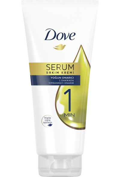 Dove 1 Minute Serum Saç Bakım Kremi Yoğun Onarıcı 170 ml Dove 1 Minute Serum Saç Bakım Kremi Yoğun Onarıcı 170 ml