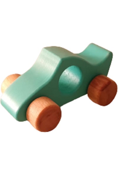 Toys Ahşap Oyuncak Yarış Arabası