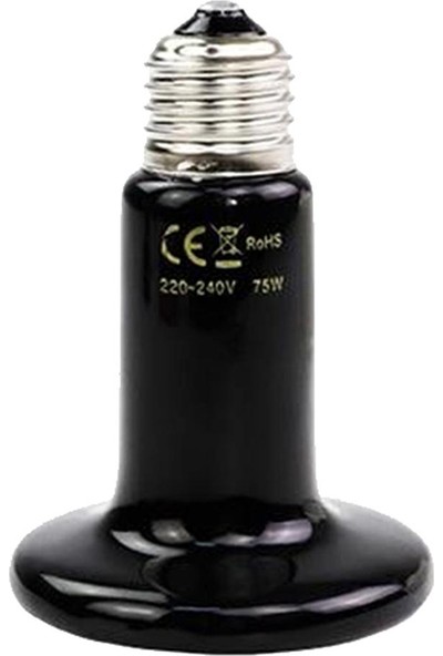 F Fityle Sürüngen Lambası 220 V Seramik Sürüngen Isıtıcı Blub Fikstürü 25W 50W 200W (Yurt Dışından)