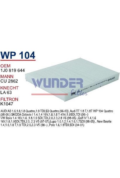 Wunder Volkswagen Golf 4 - Bora 1,4/1,6 Wunder Volkswagen Golf 4 - Bora 1,4/1,6