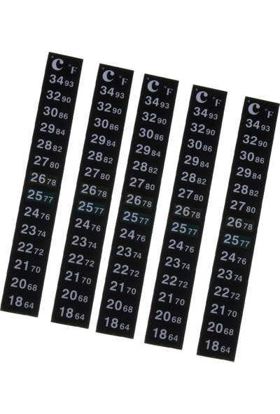 Cynthia 5 Adet Yapışkanlı Şerit Sticker Akvaryum Için Stick Thermometer (Yurt Dışından) Cynthia 5 Adet Yapışkanlı Şerit Sticker Akvaryum Için Stick Thermometer (Yurt Dışından)