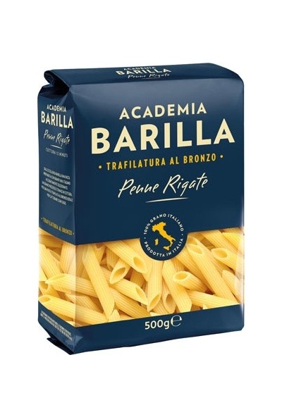 Barilla Academia Penne Rigate 500 gr X2 Barilla Academia Penne Rigate 500 gr X2