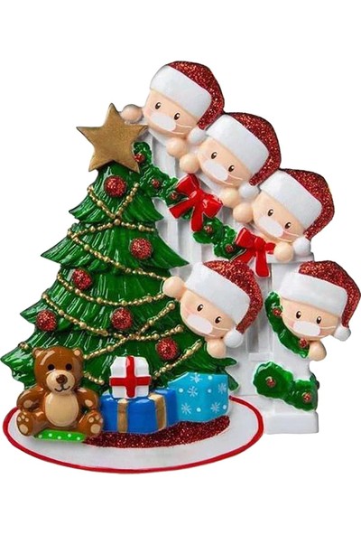 Ashley Karantina Kişiselleştirilmiş Noel Ağacı Süsleme Aile Dekorasyonu Xmas Mevcut 5 Kişi (Yurt Dışından) Ashley Karantina Kişiselleştirilmiş Noel Ağacı Süsleme Aile Dekorasyonu Xmas Mevcut 5 Kişi (Yurt Dışından)